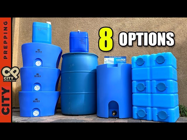 8 Best Water Storage Options For Emergencies