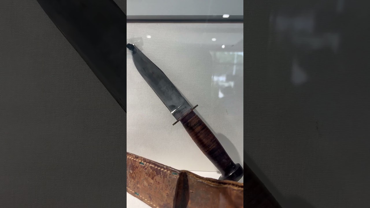Experience History: US Military Mark 1 Combat Knife At LST 325 Memorial