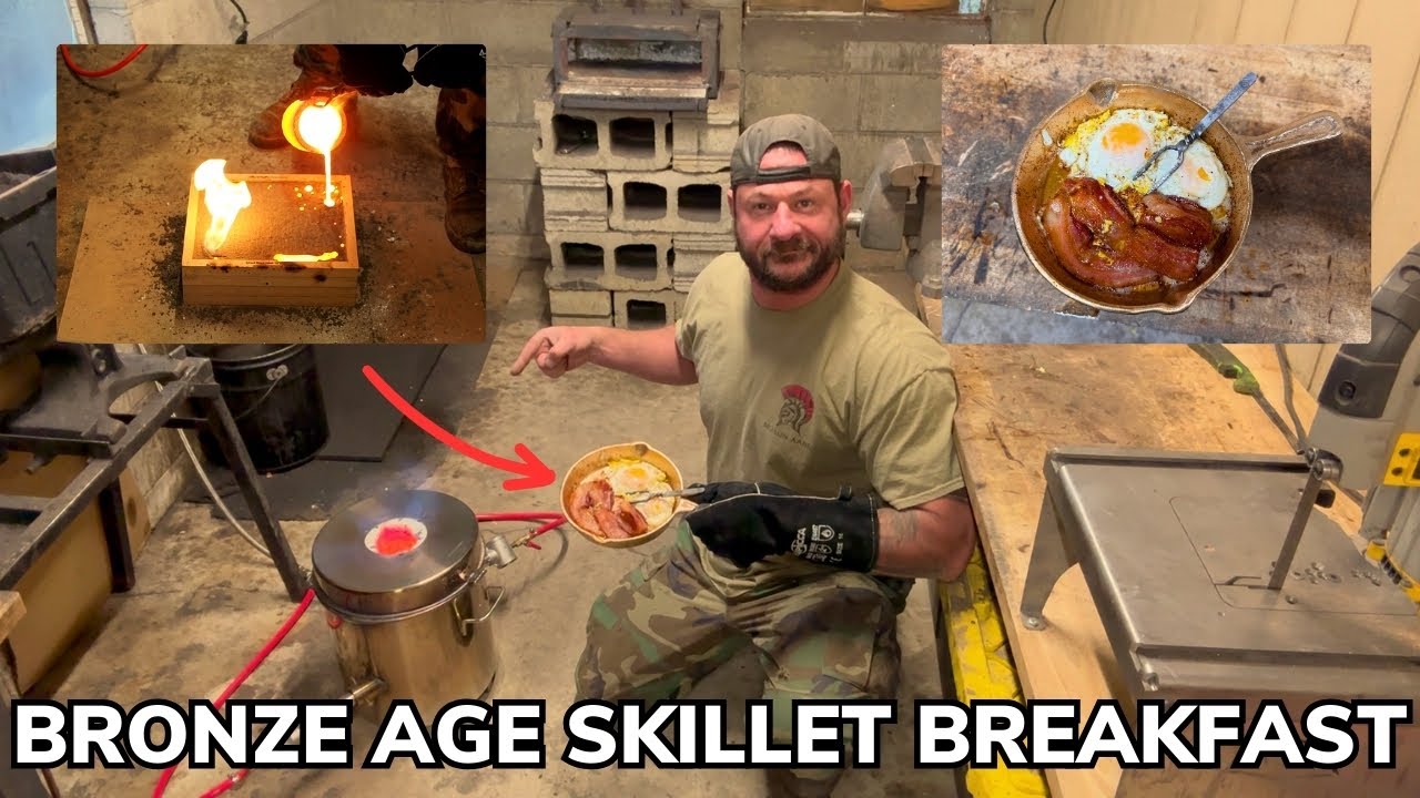 Solo Overnight Making A Bronze Age Fry Pan From Dirt And A Prehistoric ...