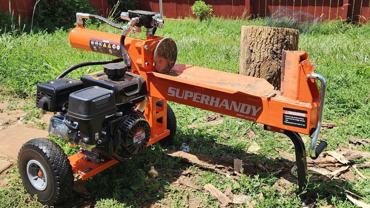 SuperHandy 20 TON Log Splitter Is A POWERHOUSE!