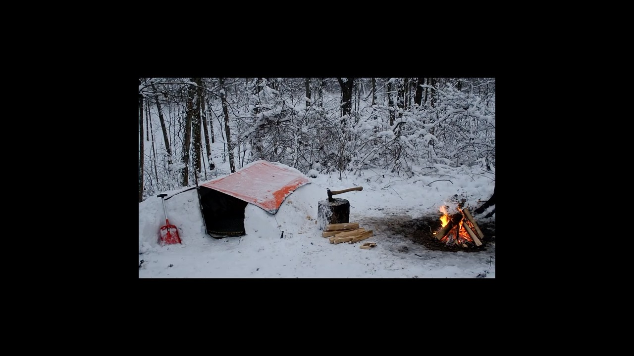 Build This Snow Shelter And Live