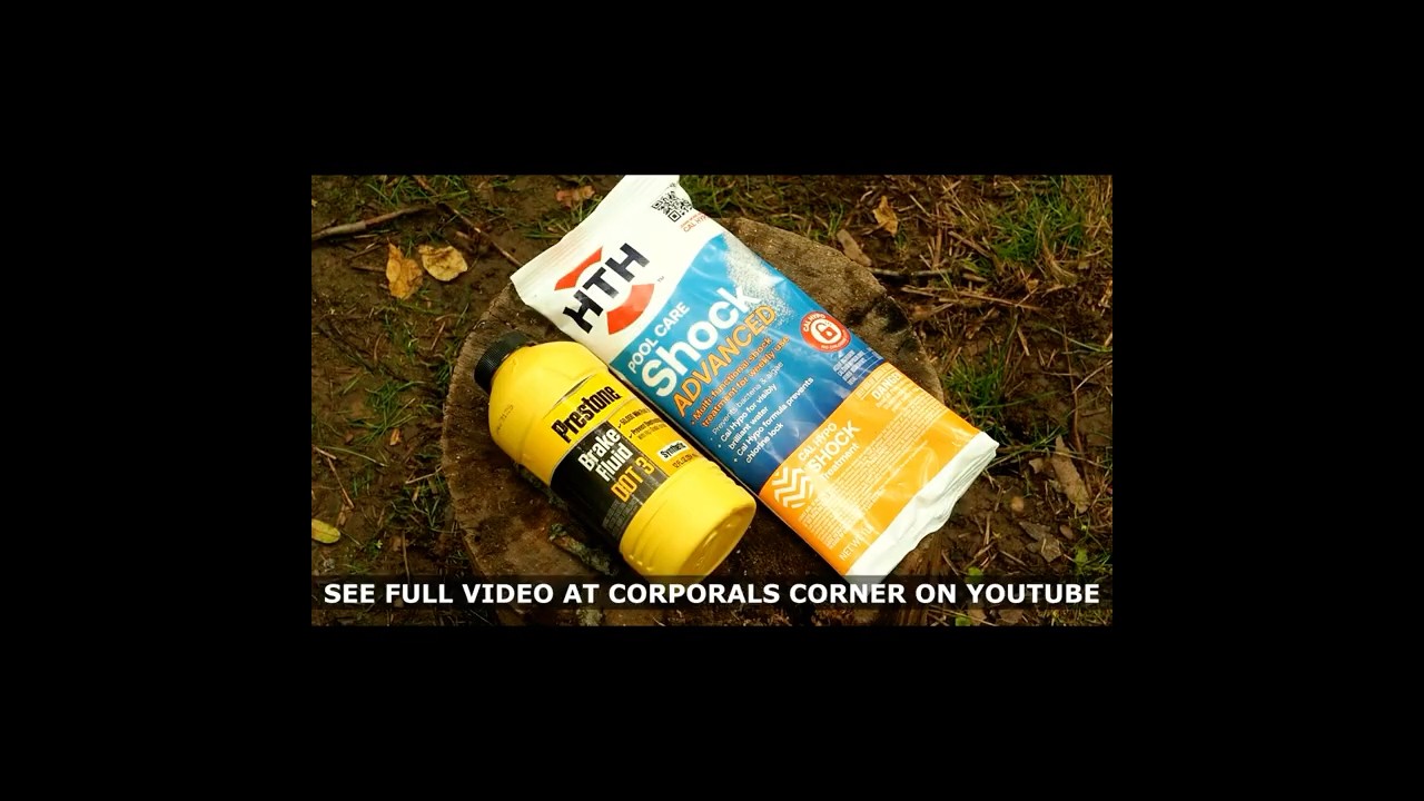 How To Make A Fire With Pool Shock
