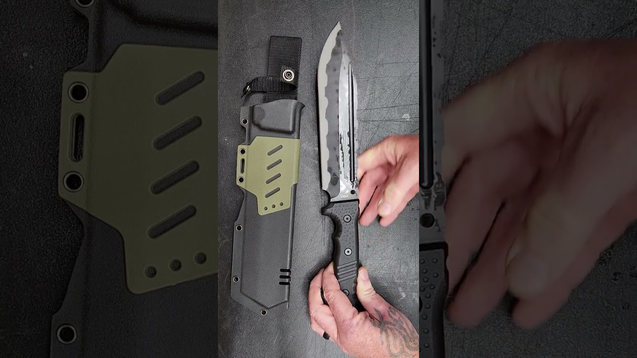 GTK36 Fixed Battle Knife Steel Blade Full Tang