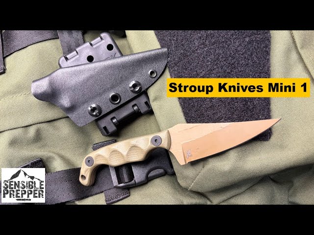 Stroup Knives Mini 1 EDC Fixed Blade Knife