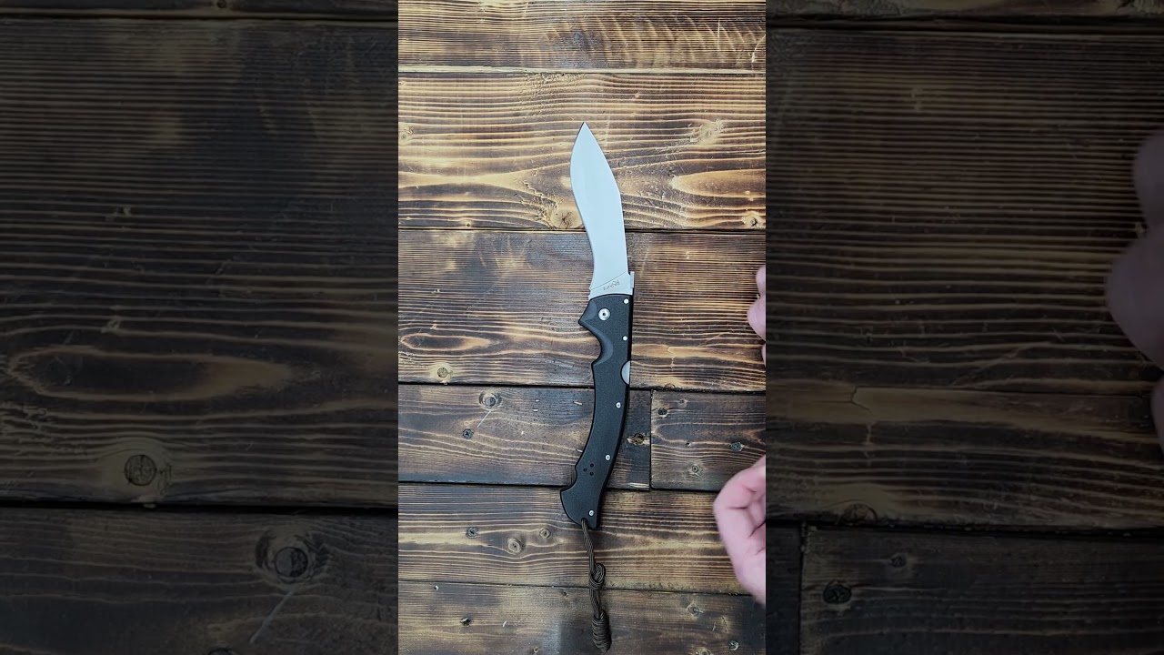 Cold Steel Rajah 2 Razor-Sharp Blade Griv-Ex Handle Tactical Folding ...