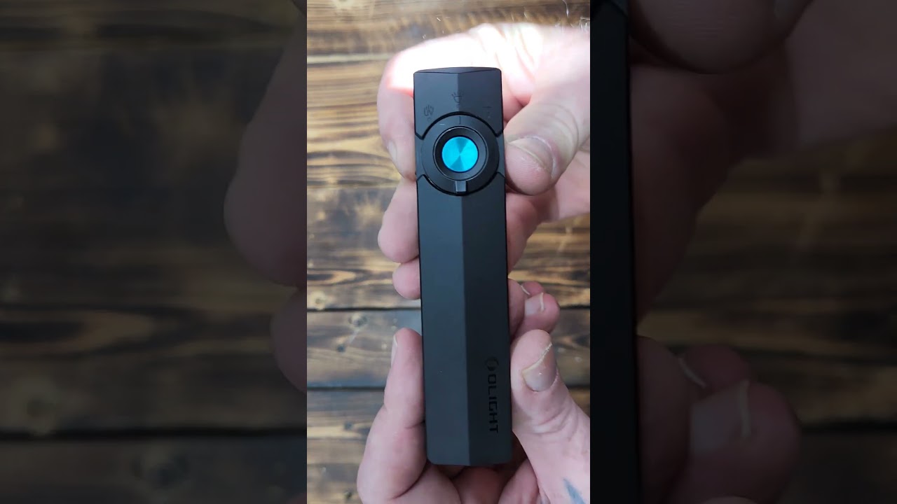 OLIGHT ArkPro EDC Flat Flashlight Rechargeable With Green Beam, UV And ...
