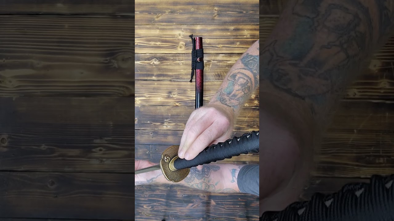 The Surudoi Handmade Katana Razor Sharp Unokubi-Zukuri