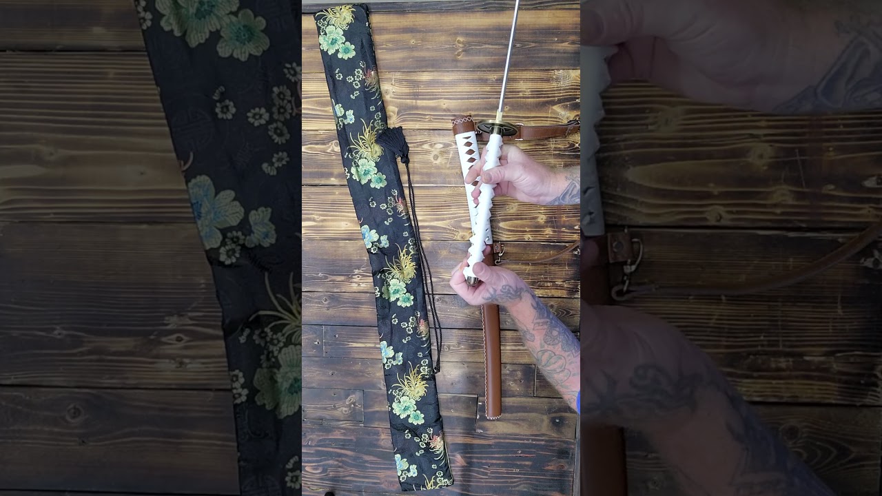 Hand Forged Walking Dead Michonne Katana Sword Razor Sharp