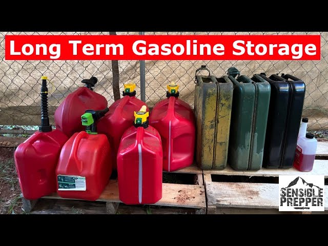 Long Term Gasoline Storage : Tips On How To Extend Your Fuel