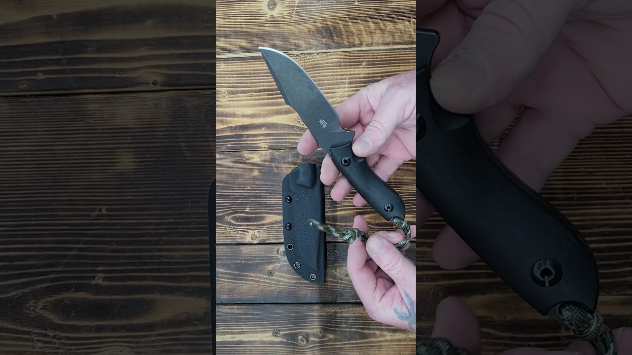 Eafengrow EF130 Fixed Blade Knife, DC53 Steel Blade,G10/Micarta Handle ...