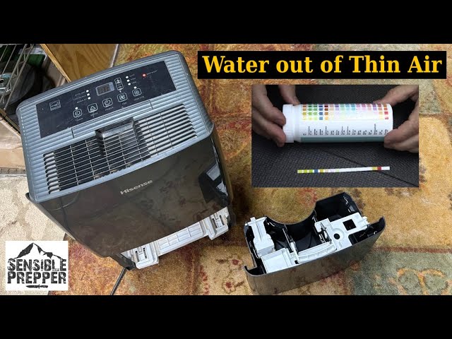 Water Out Of Thin Air? Using A Dehumidifier! Is It Safe To Drink?