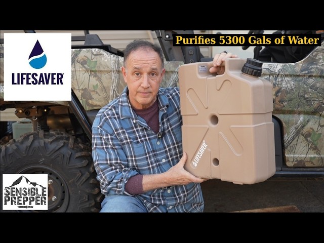 Lifesaver Jerry Can : Water Filter, Purifier Up To 5300 Gals Of Water